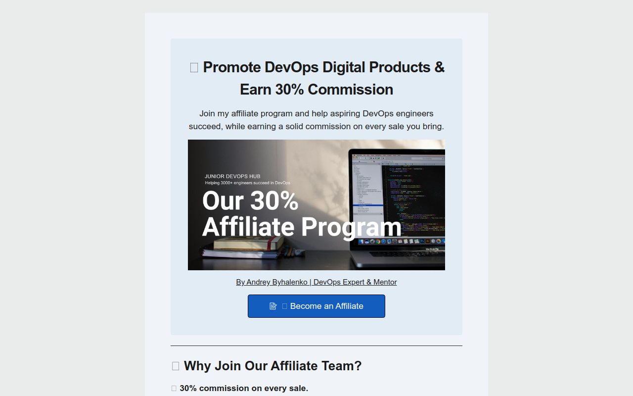 Join my Affiliate Team